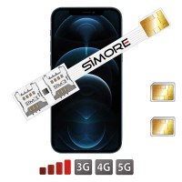iPhone 12 Pro Dual SIM Adapter Speed Xi-Twin 12 Pro - Dual SIM with ...