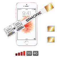 iPhone SE Dual SIM Adapter Speed X-Twin SE - DualSIM card with ...